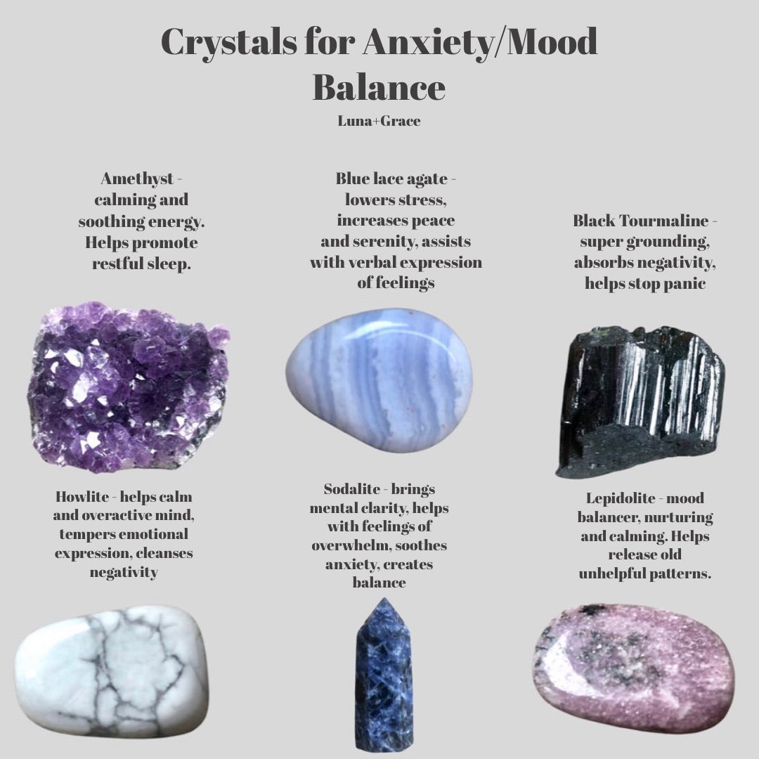 Crystals to Help Bring You Calm & How to Use Them. – Luna + Grace LLC